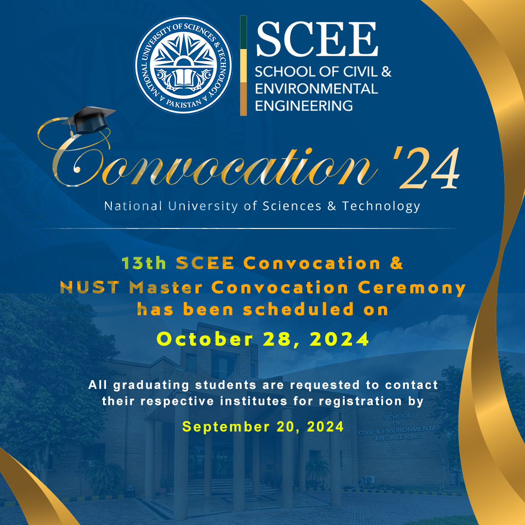 13th SCEE Convocation and NUST Master Convocation Ceremony – School of ...